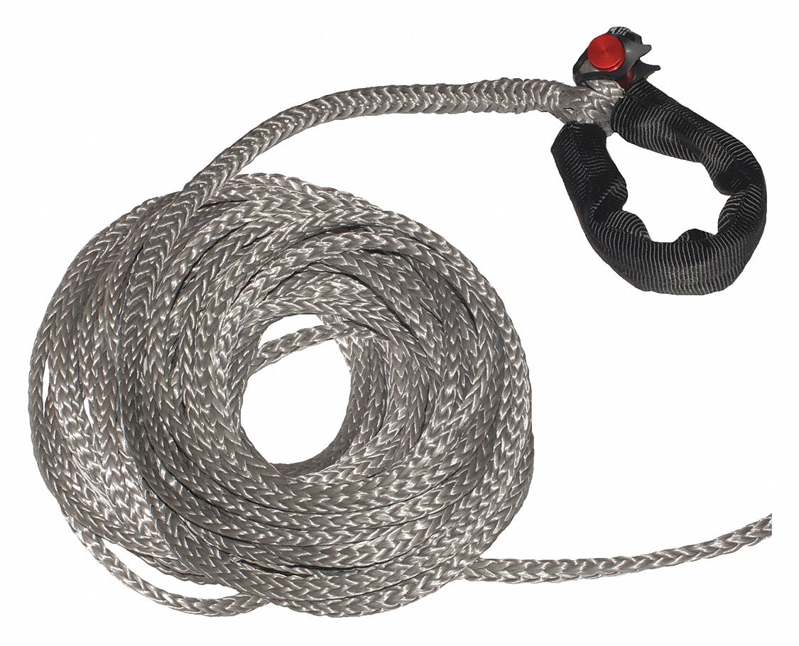 LOCKJAW, 75 ft Line Lg, 5/16 in Line Dia, Winch Line - 56FR74|20 ...