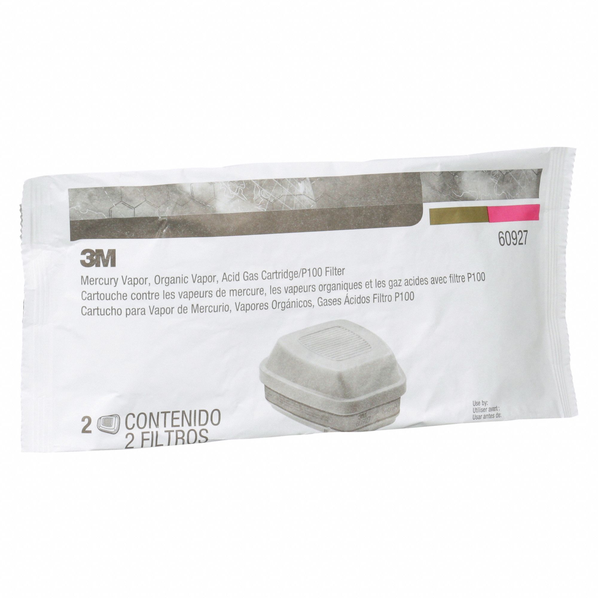 3M Combination Cartridge: Magenta/Olive Color, Bayonet, 60 PK - 56GW23 ...