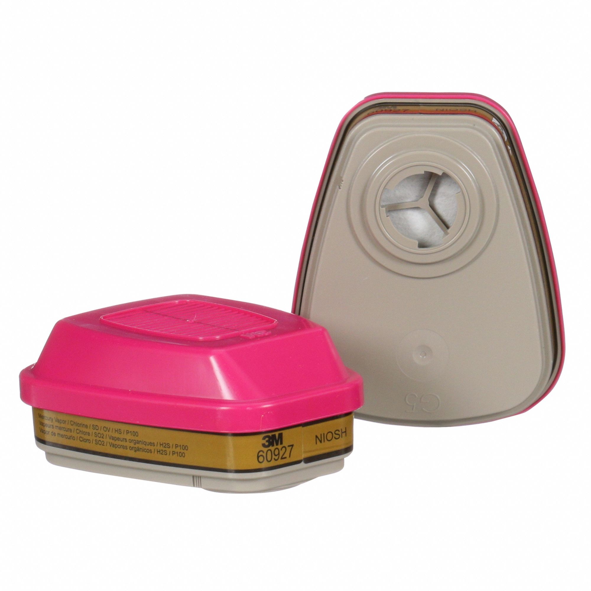 3M Combination Cartridge: Magenta/Olive Color, Bayonet, 60 PK - 56GW23 ...