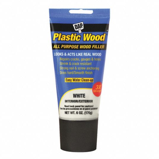 DAP, Plastic Wood, 6 oz Container Size, Filler - 56GX70|7079800585 ...