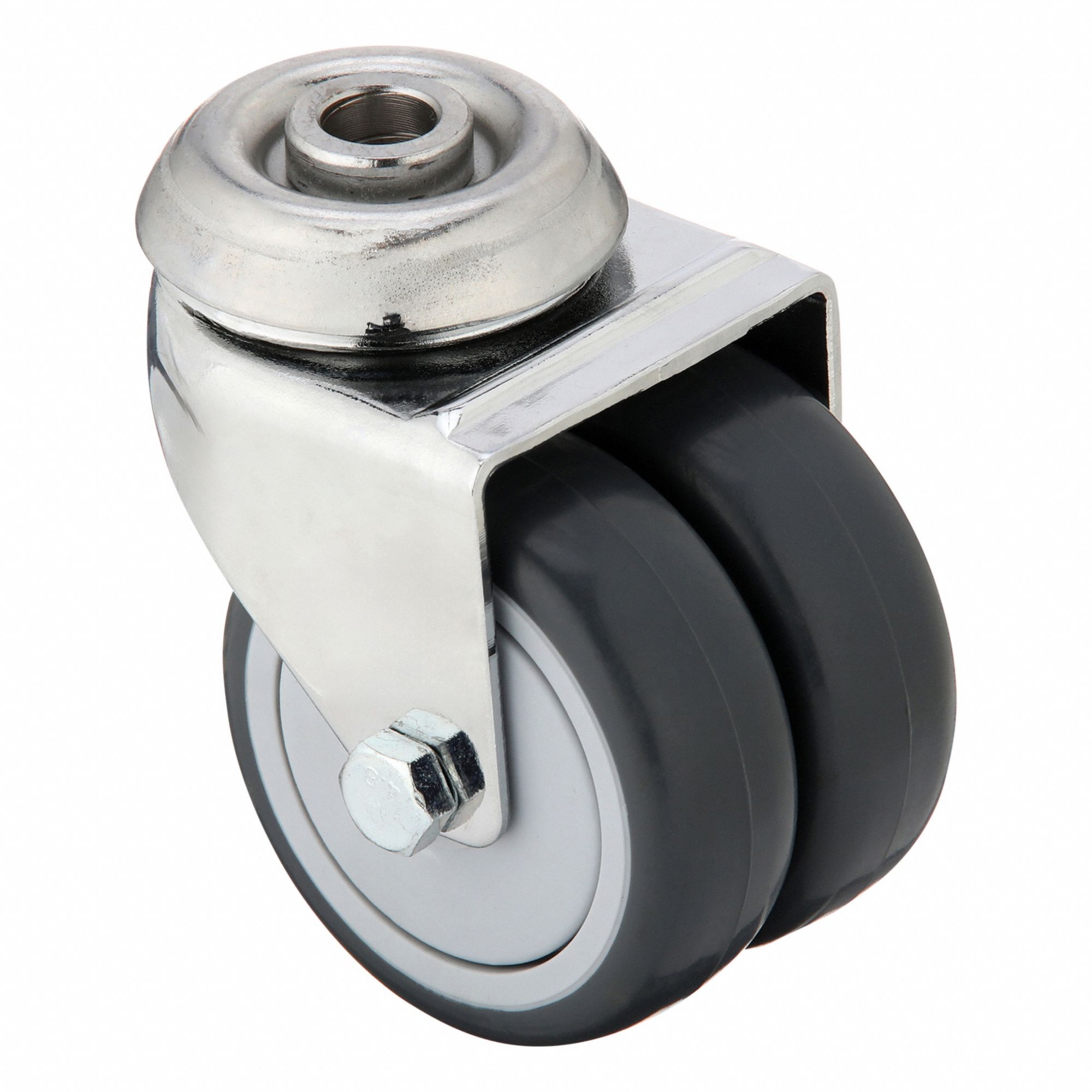 MEDCASTER, Swivel, No Brake, Bolt-Hole Caster - 56HC21|DW03TPP100SWHK01 ...