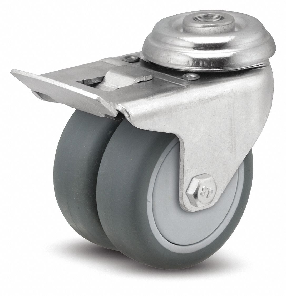 MEDCASTER, Swivel, Total Lock, Bolt-Hole Caster - 56HC22 ...