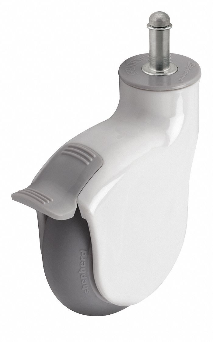 MEDCASTER, Swivel, 4 in Wheel Dia., Stem Caster - 56HD29|PGE40291WH ...