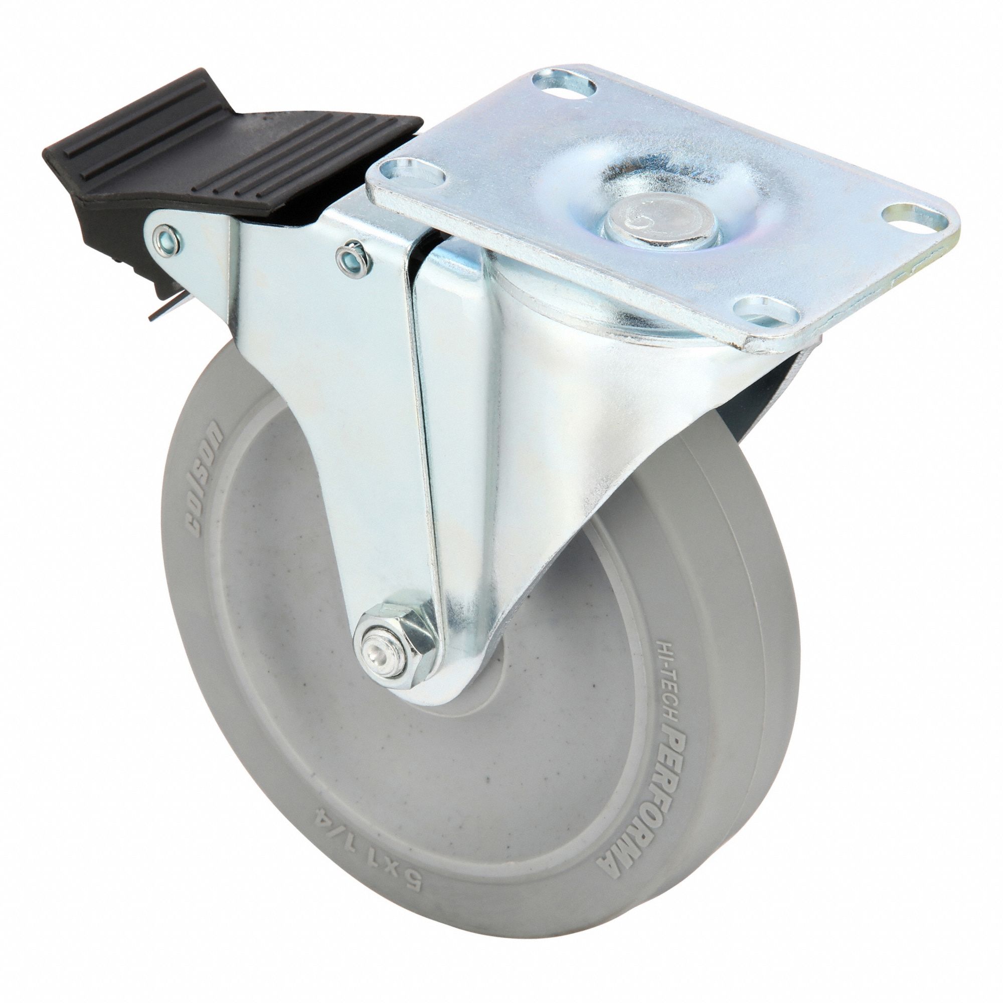 COLSON, Swivel, Total Lock, Plate Caster - 56HD55|2.05256.445 BRK5 ...
