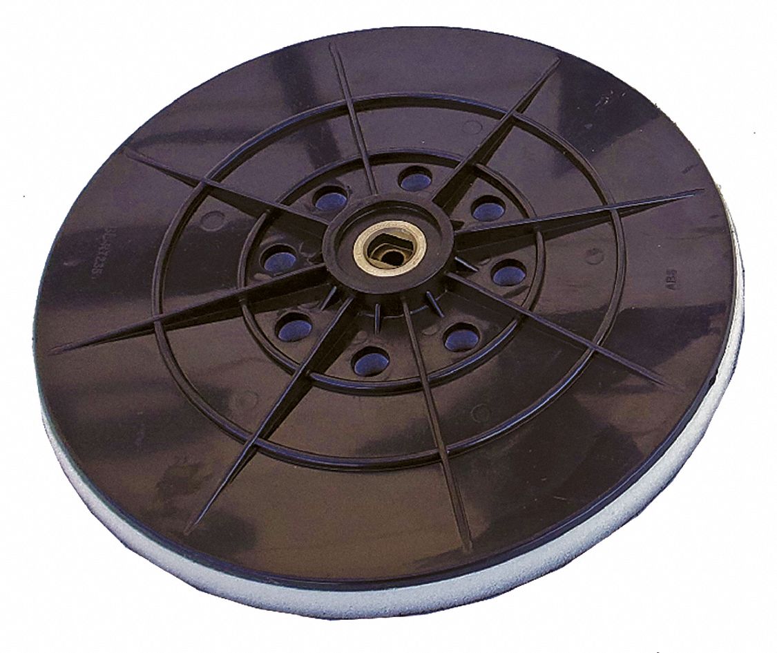 BN PRODUCTS USA, 9 in Wd, Round, Disc Backup Pad - 56HF27|SPR9-S - Grainger