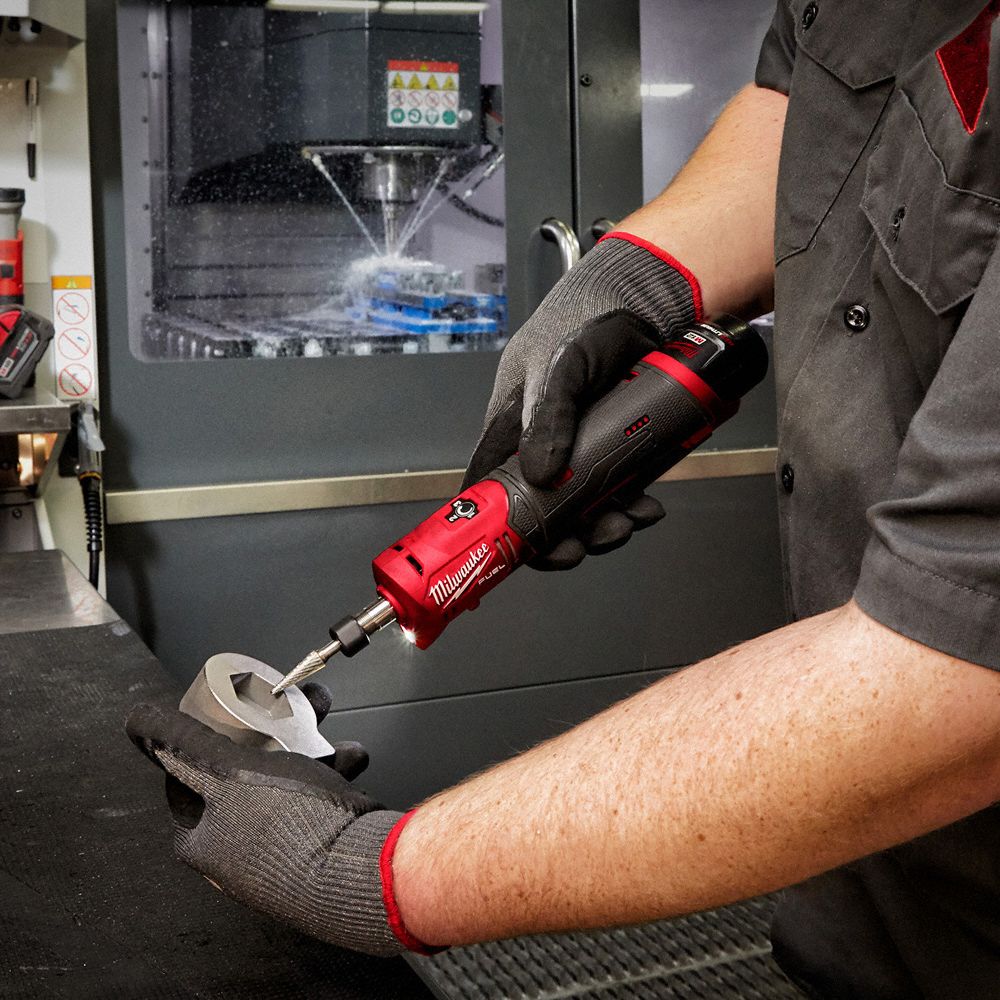 MILWAUKEE Die Grinder: 20,000 RPM Max. Speed, Paddle, 1/4 in Collet ...
