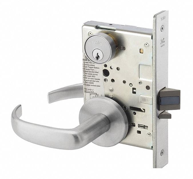ASSA ABLOY ACCENTRA, Classroom Lever Locksets, Chrome, Door Lockset ...