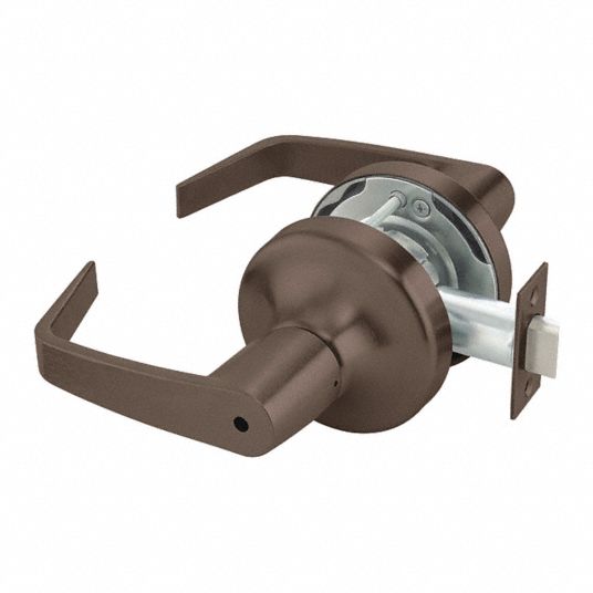 YALE, Privacy Lever Locksets, Bronze, Door Lockset - 56HJ86|4702LN AU ...