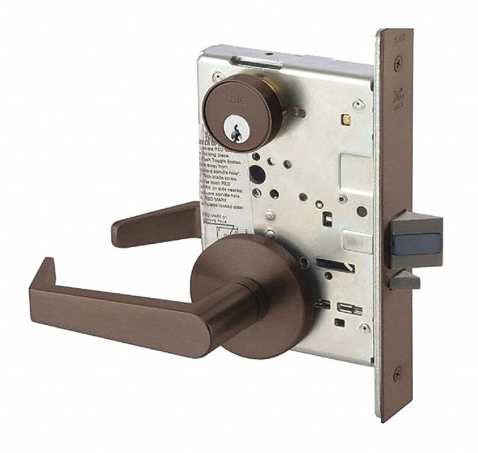 ASSA ABLOY ACCENTRA, Classroom Lever Locksets, Bronze, Door Lockset ...