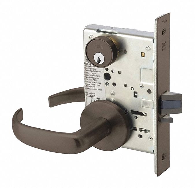 ASSA ABLOY ACCENTRA, Storeroom Lever Locksets, Bronze, Door Lockset ...