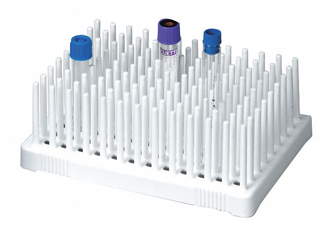 5 in Overall Wd, 2 1/8 in Overall Ht, Tube Rack - 56HW14|HS24312A ...