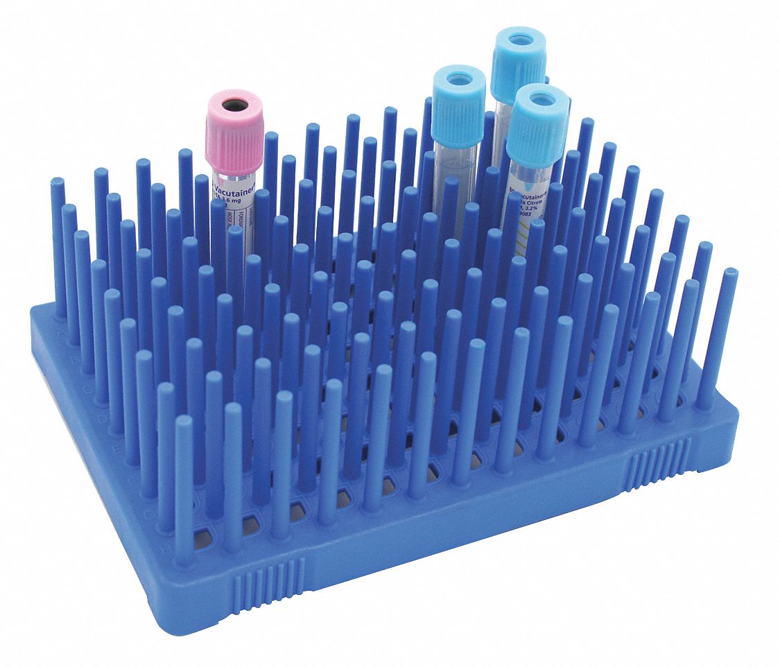 5 in Overall Wd, 2 1/8 in Overall Ht, Tube Rack - 56HW15|HS24312B ...