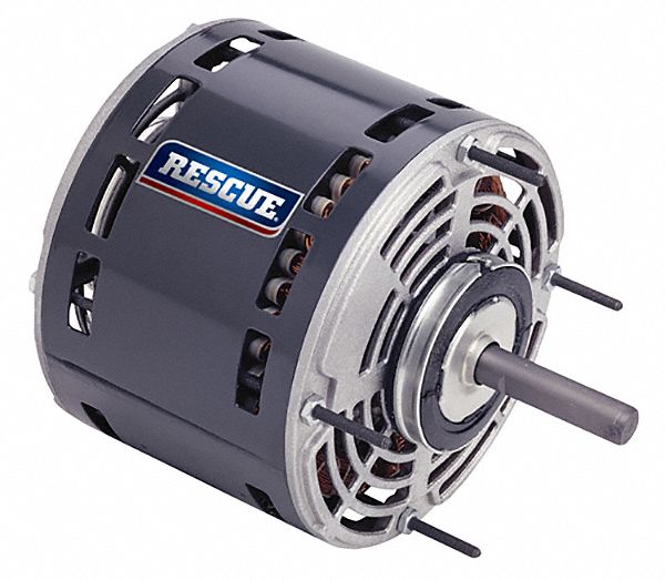 U.S. MOTORS, Resilient Ring/Stud, Permanent Split Capacitor, Direct ...