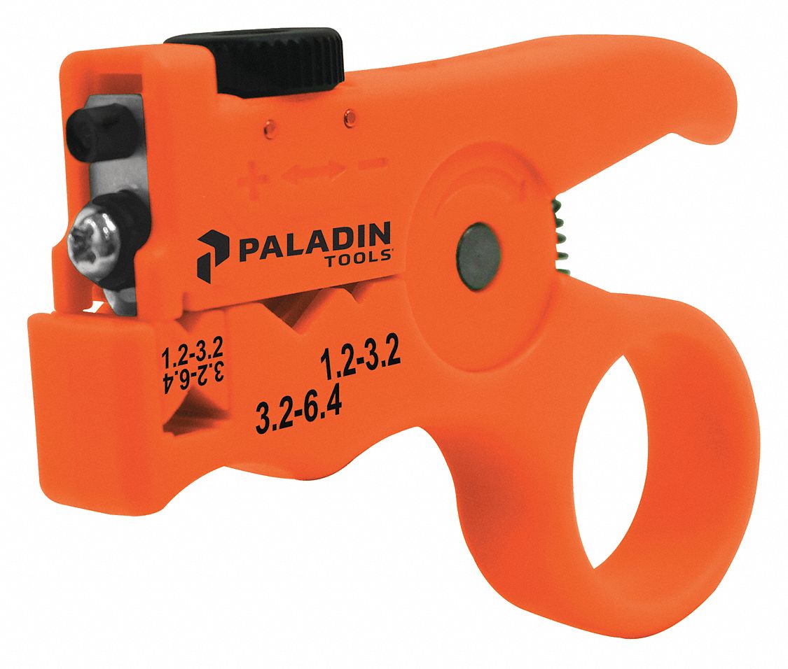 1.2 to 6.4 mm, 2 7/8 in Overall Lg, Cable Stripper - 56JD28|TCCPS ...