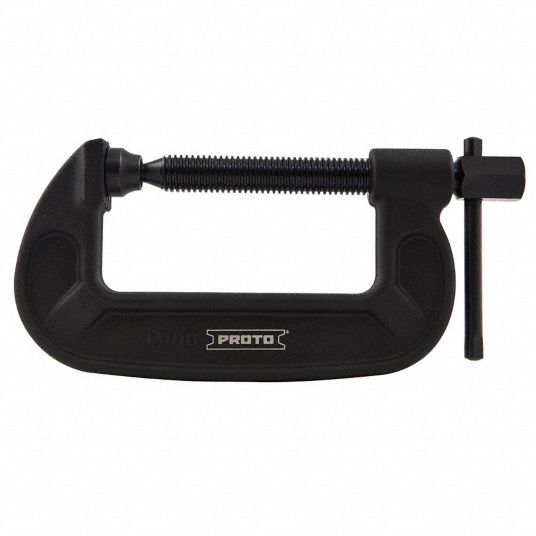 PROTO, Extra Heavy Duty, Flat, C-Clamp - 56JR22|J404A - Grainger