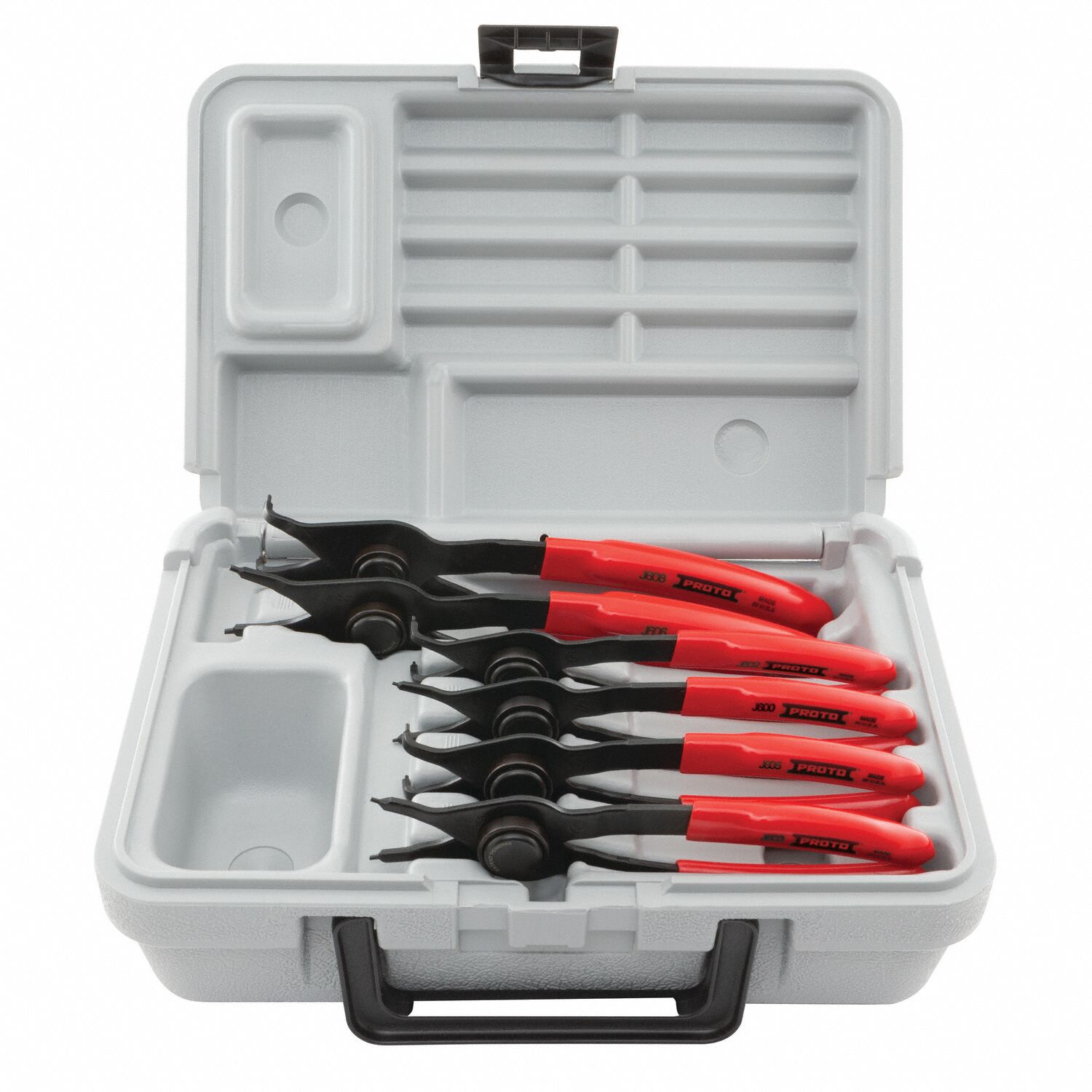 External Internal For 3 8 in to 2 in3 8 in to 2 in Bore Dia Retaining Ring Plier Set 56JR37 J600B Grainger
