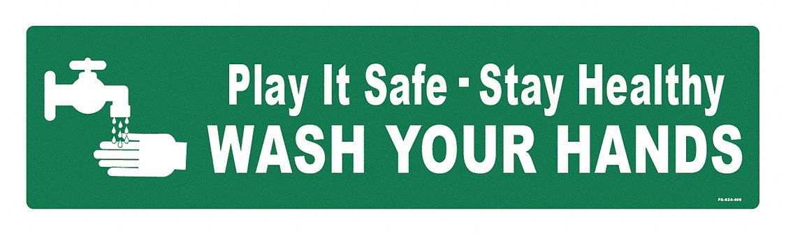 APPROVED VENDOR Floor Sign - Floor Signs - WWG56JR74 | FS-624-409 ...