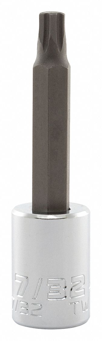 PROTO, 3/8 in Drive Size, Hex Tip, Socket Bit - 56JT31|J4990R-7/32 ...