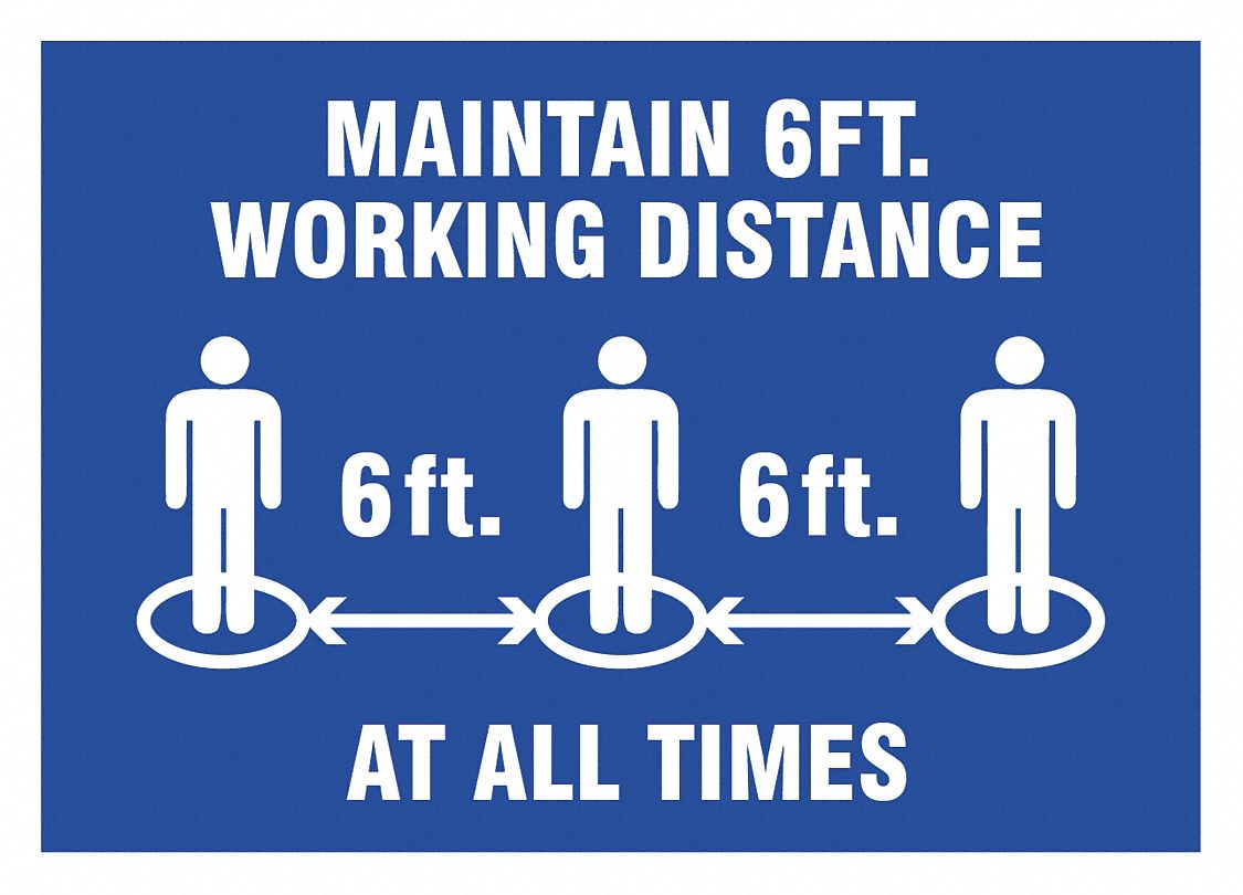 7 in x 10 in Nominal Sign Size, Adhesive Surface Sign Mounting ...