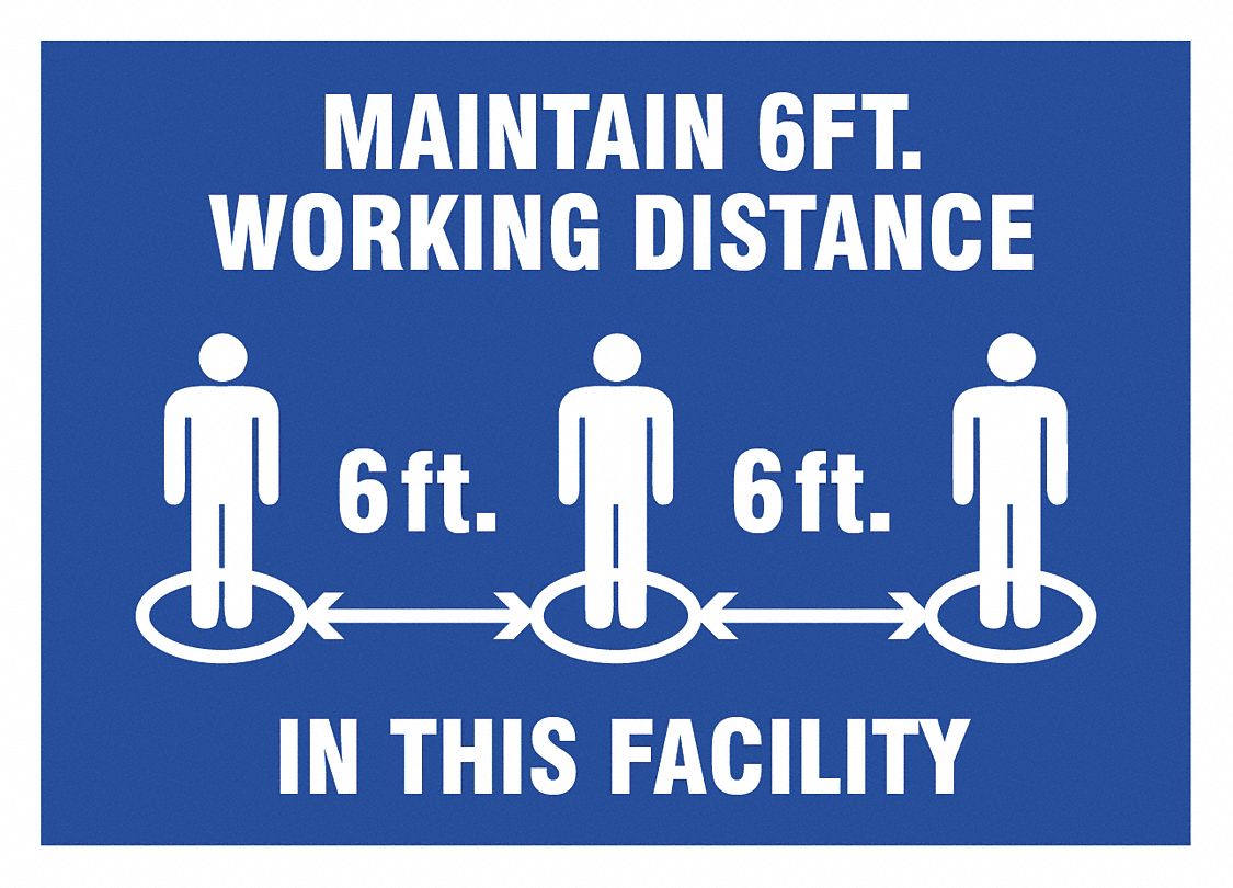 7 in x 10 in Nominal Sign Size, Adhesive Surface Sign Mounting ...