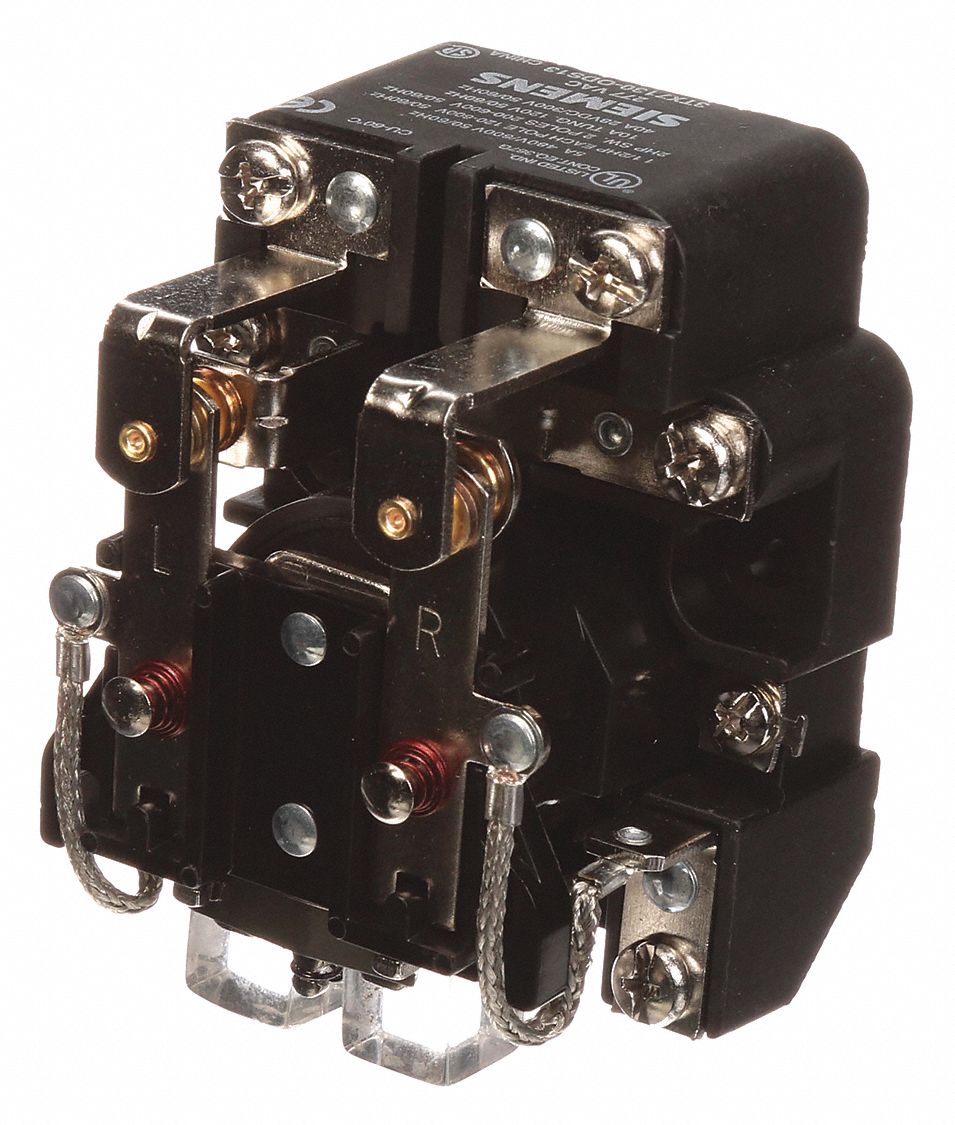 SIEMENS, Surface Mounted, 40 A Current Rating, Open Power Relay ...
