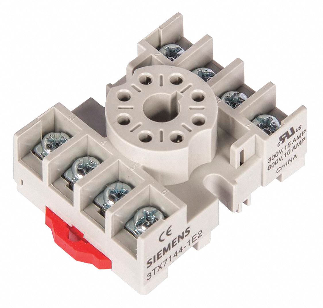 SIEMENS Relay Socket 56JX88 3TX7144 4E2 Grainger