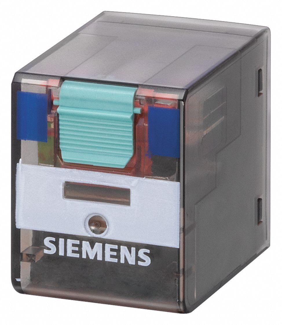 SIEMENS, Socket Mounted, 12 A Current Rating, Plug-In Relay - 56JY59 ...