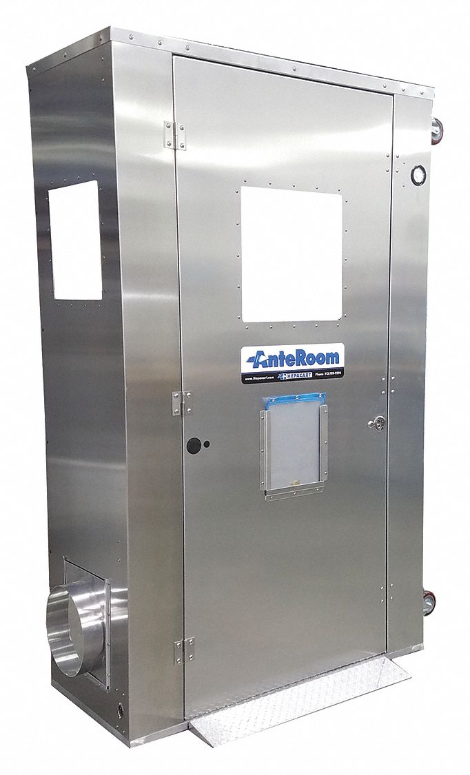 ANTEROOM, 51 1/2 in Overall Wd, 24 in Overall Lg, Particle Containment ...