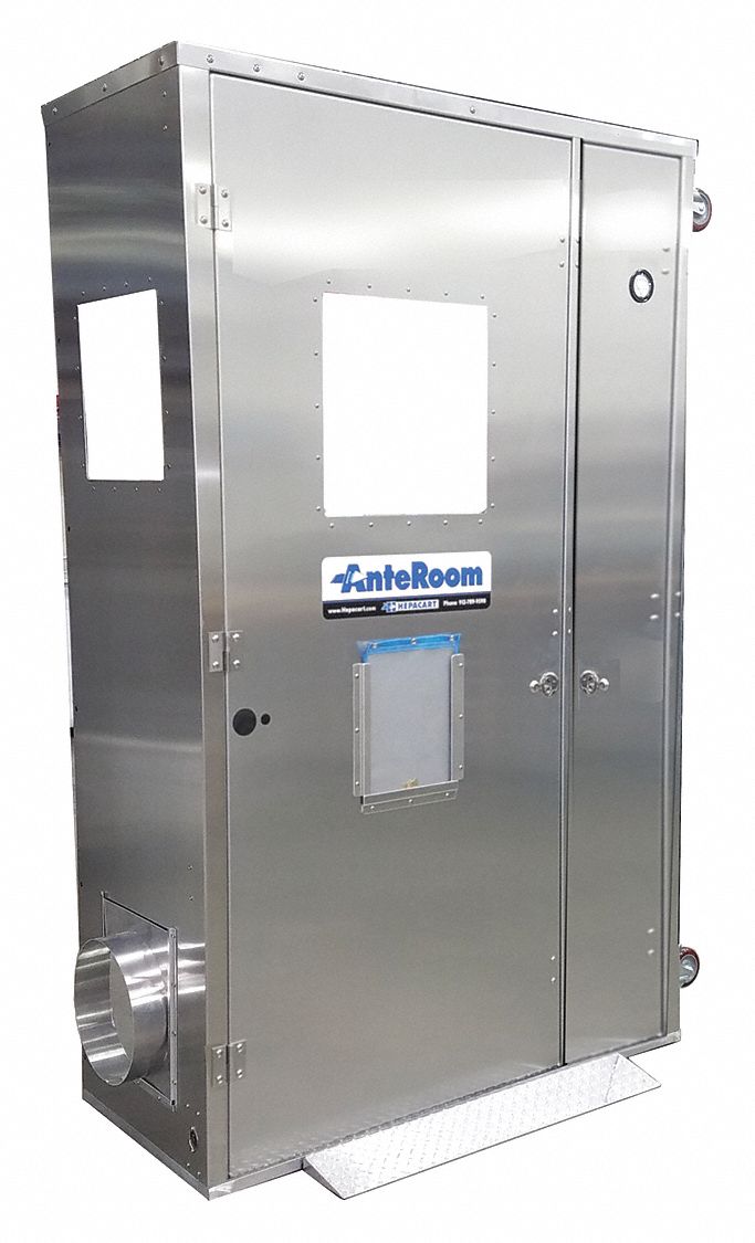 ANTEROOM, 51 1/2 in Overall Wd, 24 in Overall Lg, Particle Containment ...