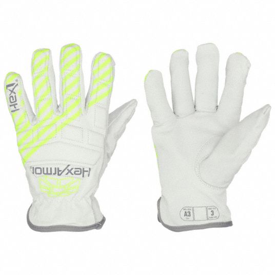 HEXARMOR, XS ( 6 ), Drivers Glove, Leather Gloves - 56KF54|2140-XS (6) - Grainger