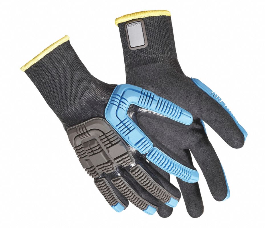 HONEYWELL Guantes,Nitrilo,CH,PR - 56KF64 | 41-4438BL/7S - Grainger México