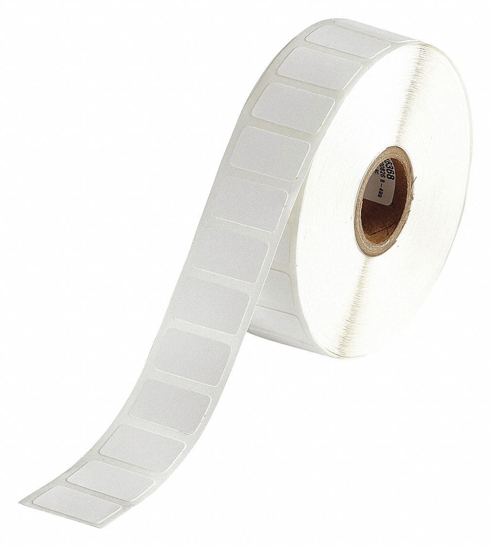 1/2 in x 7/8 in, Autoclavable Cryogenic Nylon, Precut Label Roll ...