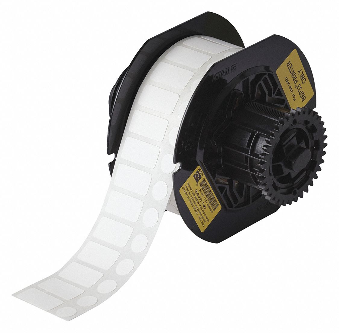 Rectangle, 1/2 in x 1 in, Precut Label Roll - 56KG40|B33-251-7425 ...