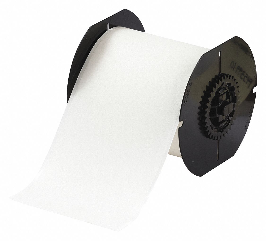 4 in, 4 in x 100 ft, Continuous Label Roll - 56KG85|B30C-4000-403-WT ...