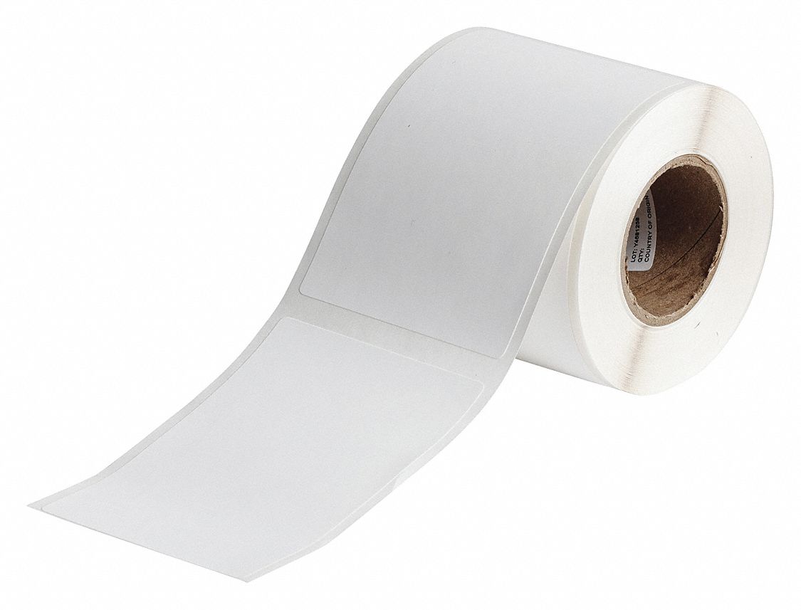 4 5/16 in Label Ht, 2 15/16 in Label Wd, Pre-Cut Label Stock Roll ...