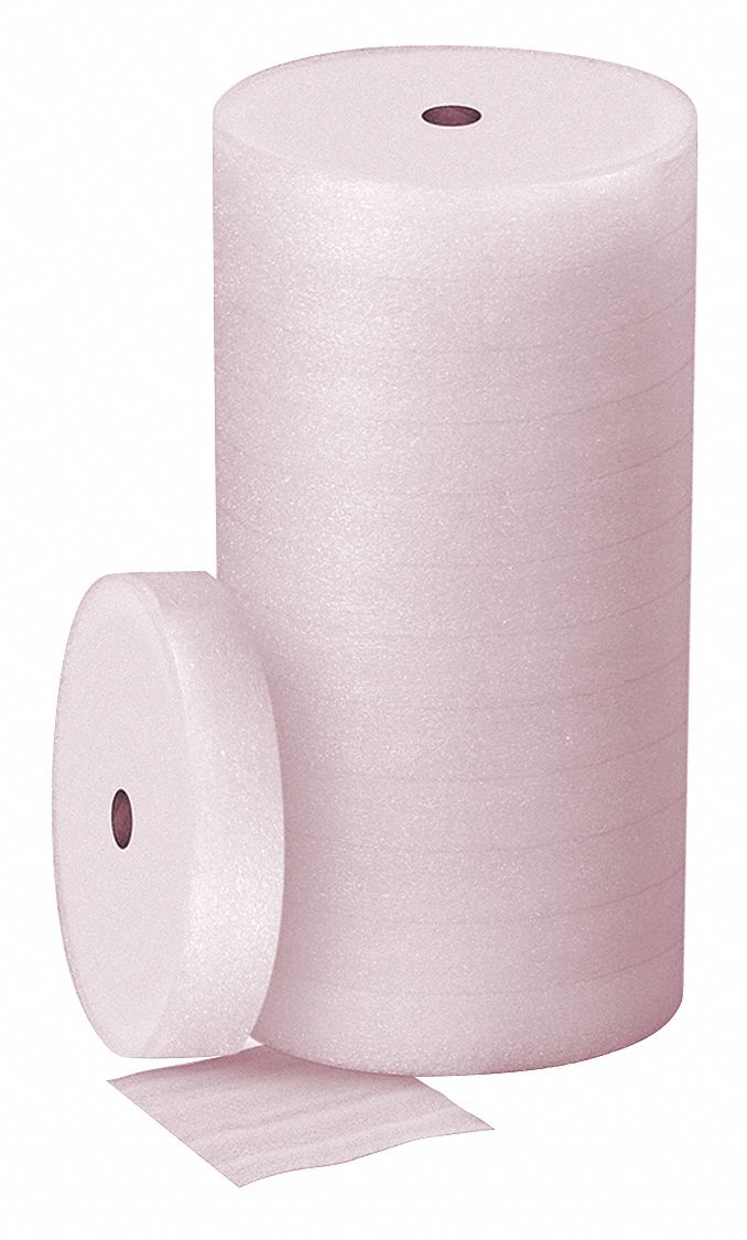 1/8 in Foam Thick, 72 in Roll Wd, Packing Foam Roll - 56KZ60|56KZ60 ...