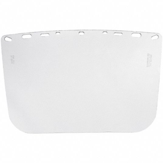 BULLARD, 15 in Overall Wd, 10 in Overall Ht, Face Shield Visor - 56LA91 ...