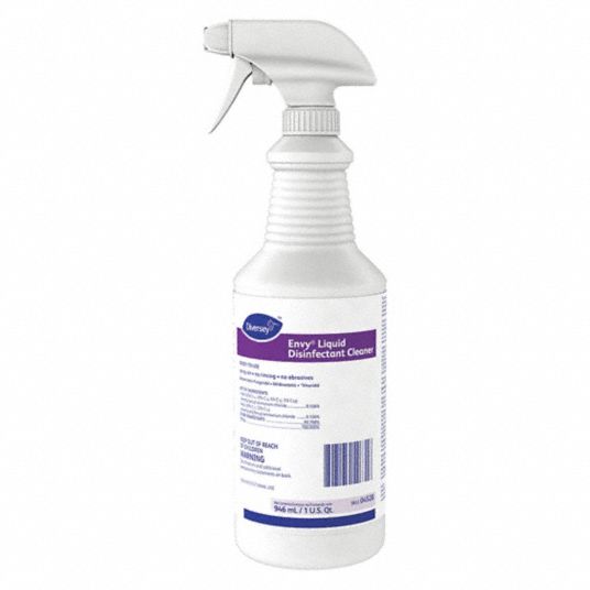 DIVERSEY, Trigger Spray Bottle, Ready to Use, Disinfectant Cleaner ...