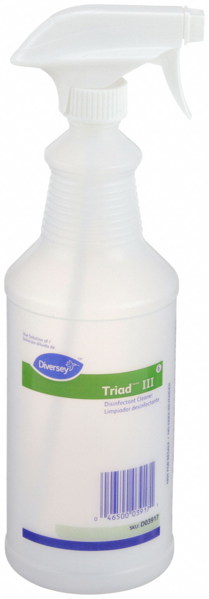 DIVERSEY, 32 oz Container Capacity, Stream, Dilution System Trigger ...