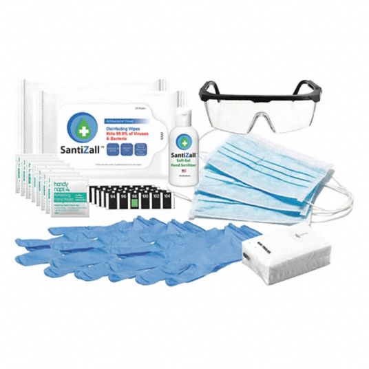 ZING, Large, 8 Components, Employee PPE Kit - 56LN48|7490 - Grainger