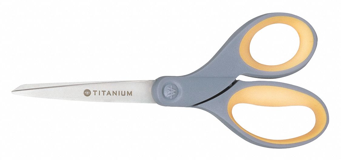 ABILITY ONE, Ambidextrous, 8 in Overall Lg, Scissors - 56LN55|5110-01 ...