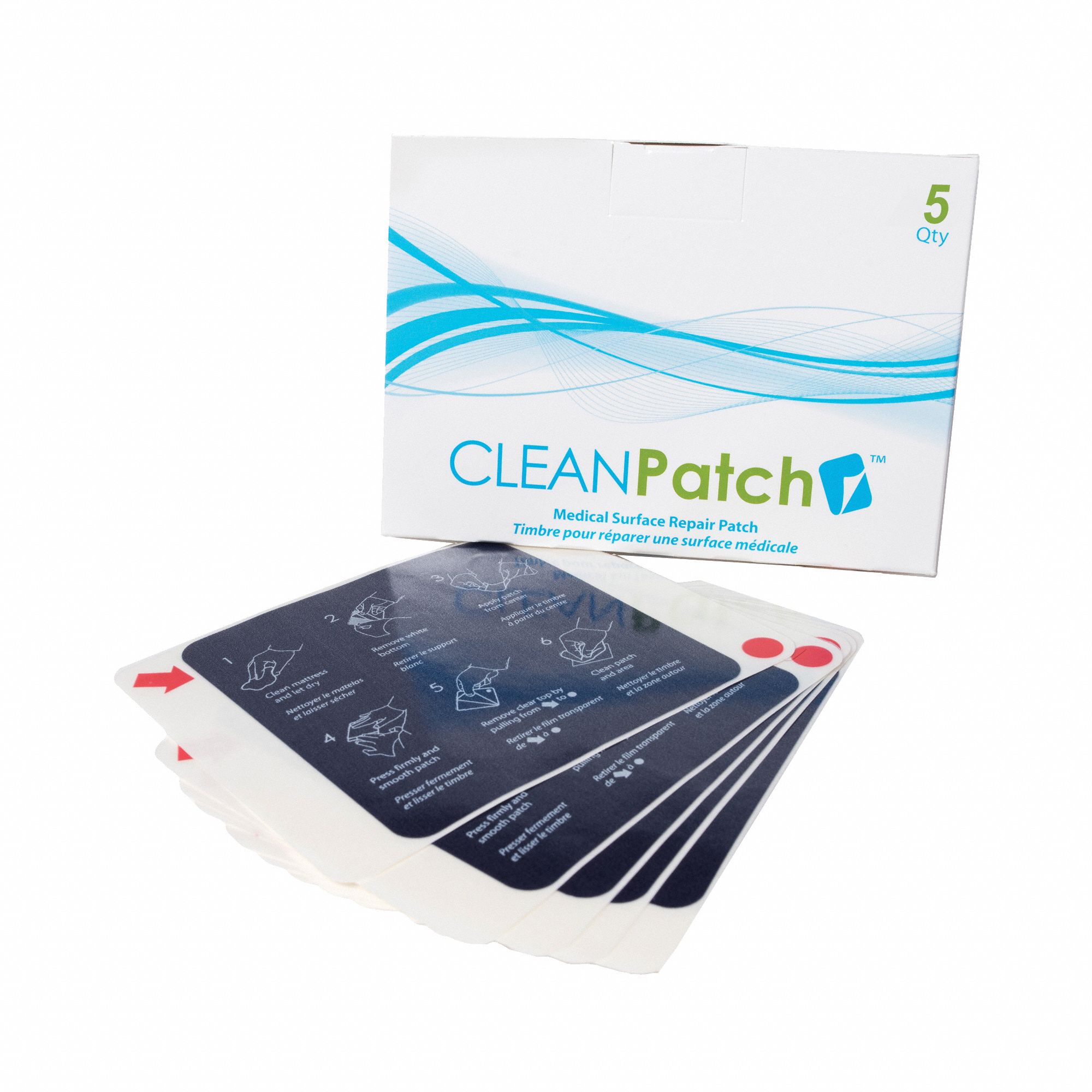 CLEAN PATCH, Square, 3.5 in Overall Lg, Mattress Repair Patch - 56LP05 ...