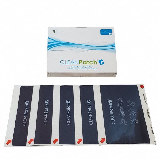 CLEAN PATCH, Rectangle, 3.5 in Overall Lg, Mattress Repair Patch ...