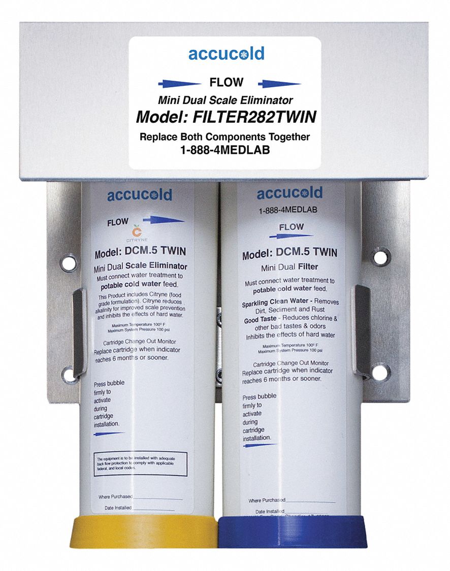 ACCUCOLD, 10 micron, 0.5 gpm, Water Filter Cartridge - 56LP43 ...