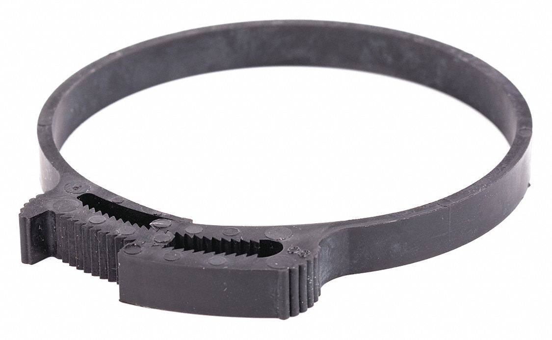APPROVED VENDOR HOSE CLAMP,BLACK,0.354" W - Snap Grip Hose Clamps ...