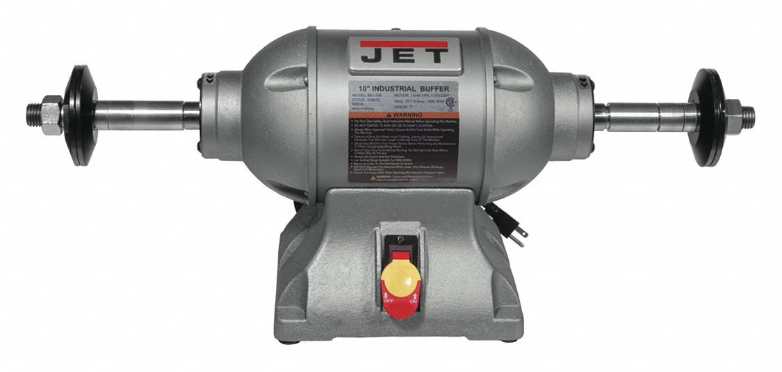 JET, 1 1/2 hp, 10 in Max Wheel Dia, Bench Buffers - 56LZ30|578410 ...