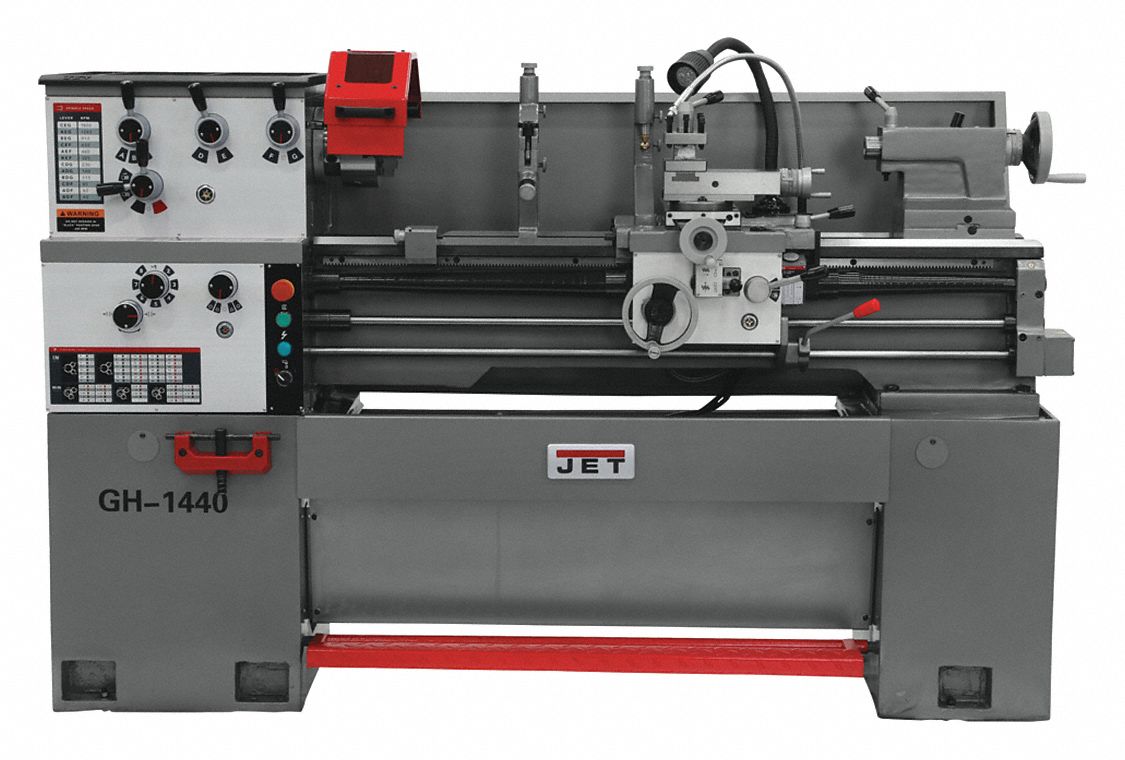 JET, GH-1440-3, 14" x 40", Lathe - 56LZ47|323413 - Grainger