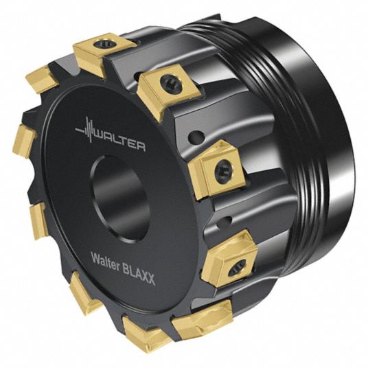 WALTER, 2.4800 in Max. Cutting Dia., 0.8660 in Arbor Dia., Indexable ...