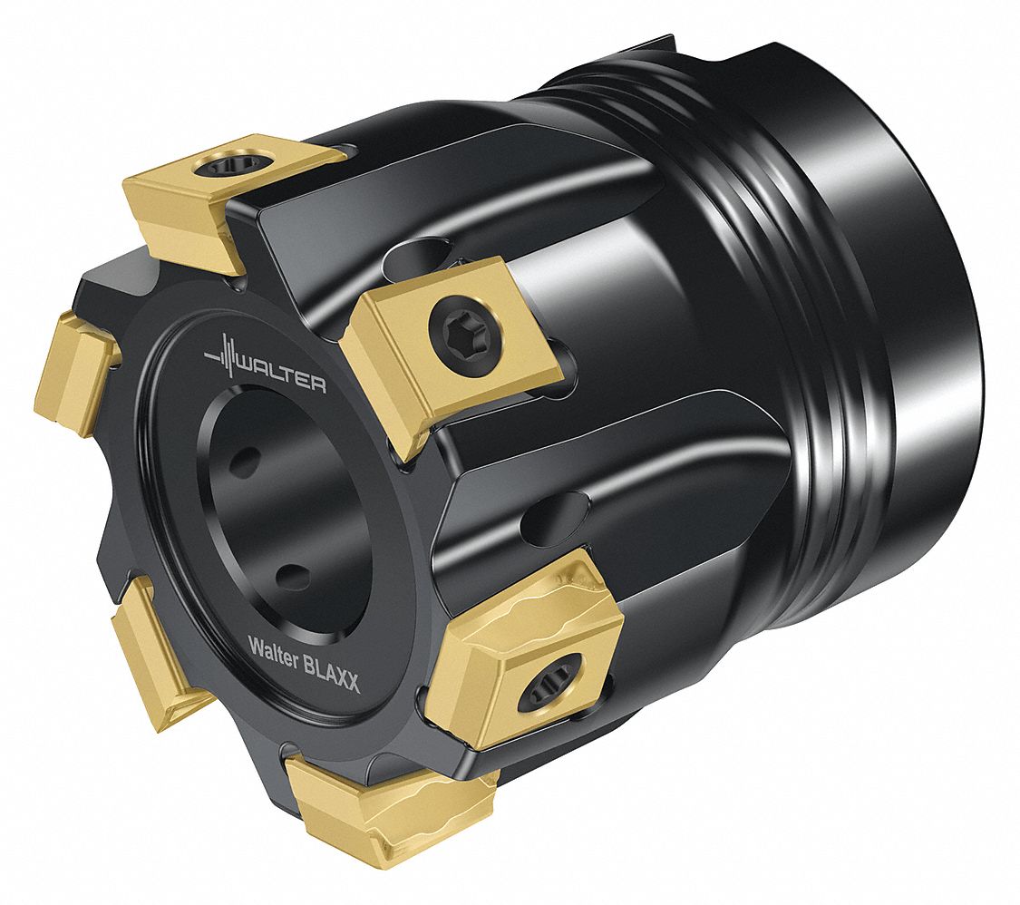 WALTER, 1.5750 in Max. Cutting Dia., 5/8 in Arbor Dia., Indexable Face ...