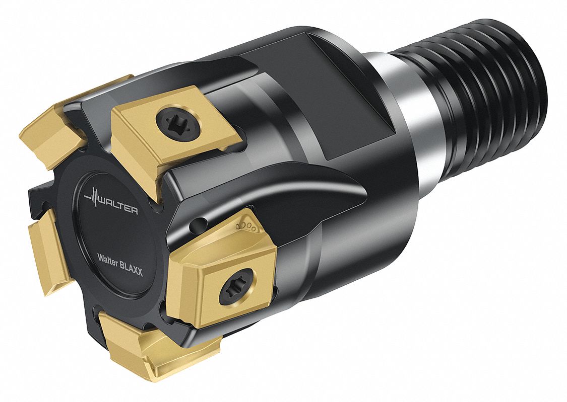 WALTER, 2 in Max. Cutting Dia., Screw On, Indexable Face Mill - 56MN50 ...